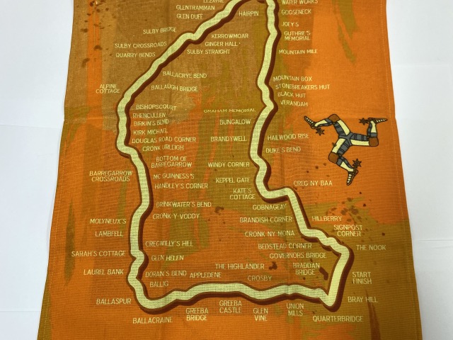 Map of TT Course tea towel | Teatowel | Isle of Man Souvenirs